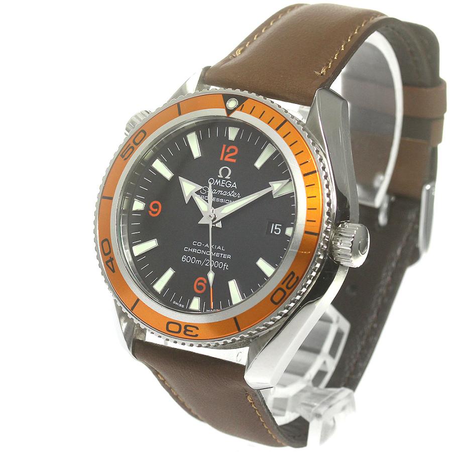 OMEGA オメガ 2909.50.38 シーマスター プラネットオーシャン コーアクシャル クロノメーター 自動巻き メンズ 保証書付き ...