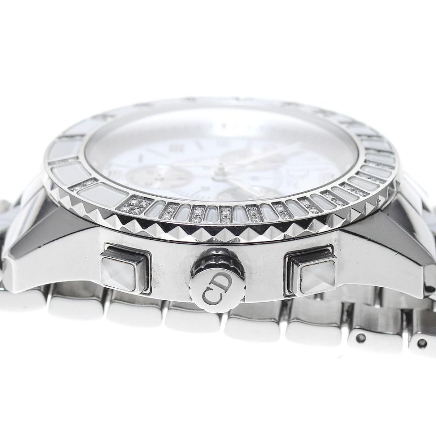 ディオール Dior CD114311-V クリスタル ダイヤベゼル クロノグラフ クォーツ メンズ _850301 : CLOSER ...