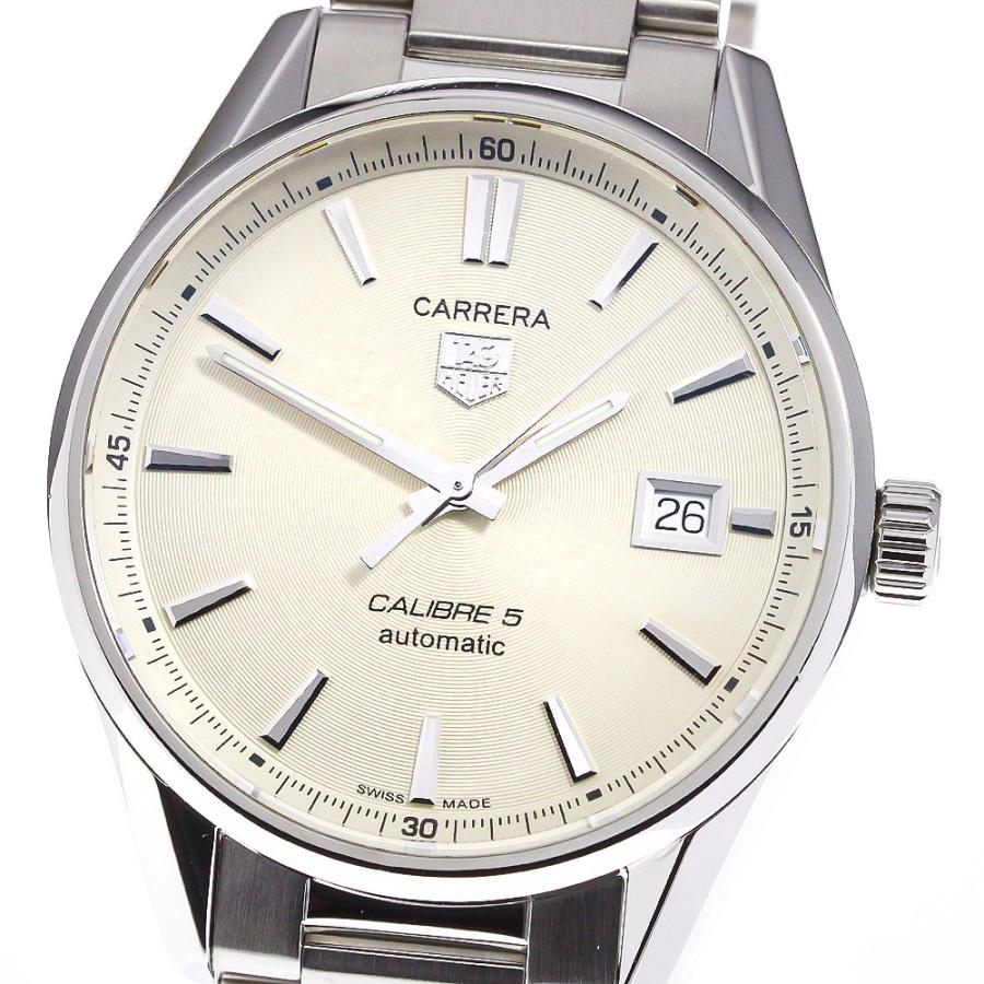 TAG HEUER タグホイヤー WAR211B-3 カレラ デイト 自動巻き メンズ 良品 _850332 : CLOSER Yahoo ...