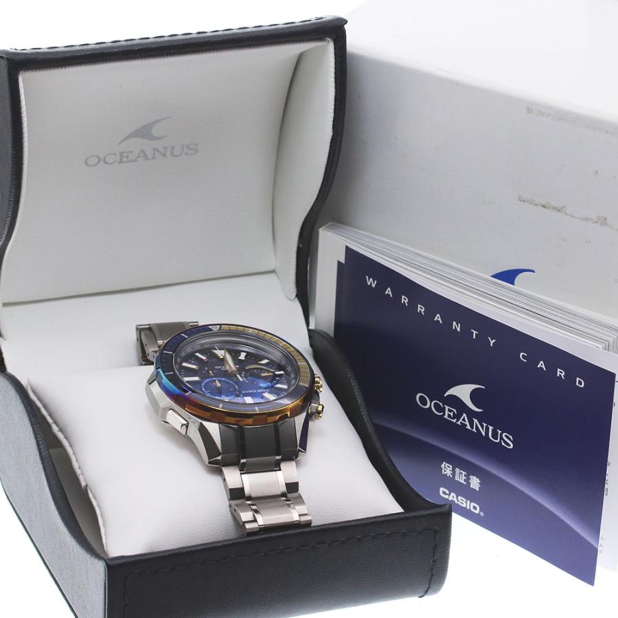 CASIO カシオ OCW-P2000D-2AJF オシアナス カシャロ Bluetooth ソーラー電波 メンズ 良品 箱・保証書付き ...