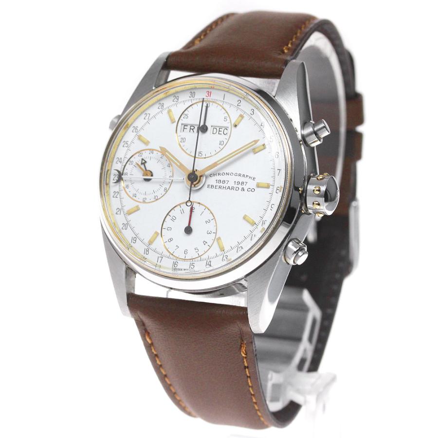 エベラール EBERHARD 31011/B トリプルカレンダー クロノグラフ 100周年記念 自動巻き メンズ 箱・保証書付き_860195【ev20】 : CLOSER Yahoo ...