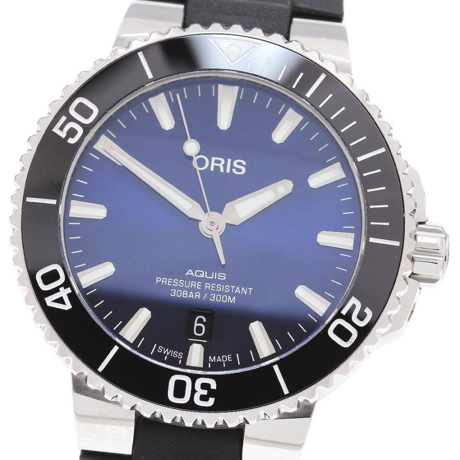 ORIS オリス 01 733 7766 4135 アクイス デイト 自動巻き メンズ 美品 保証書付き_860598 : CLOSER ...