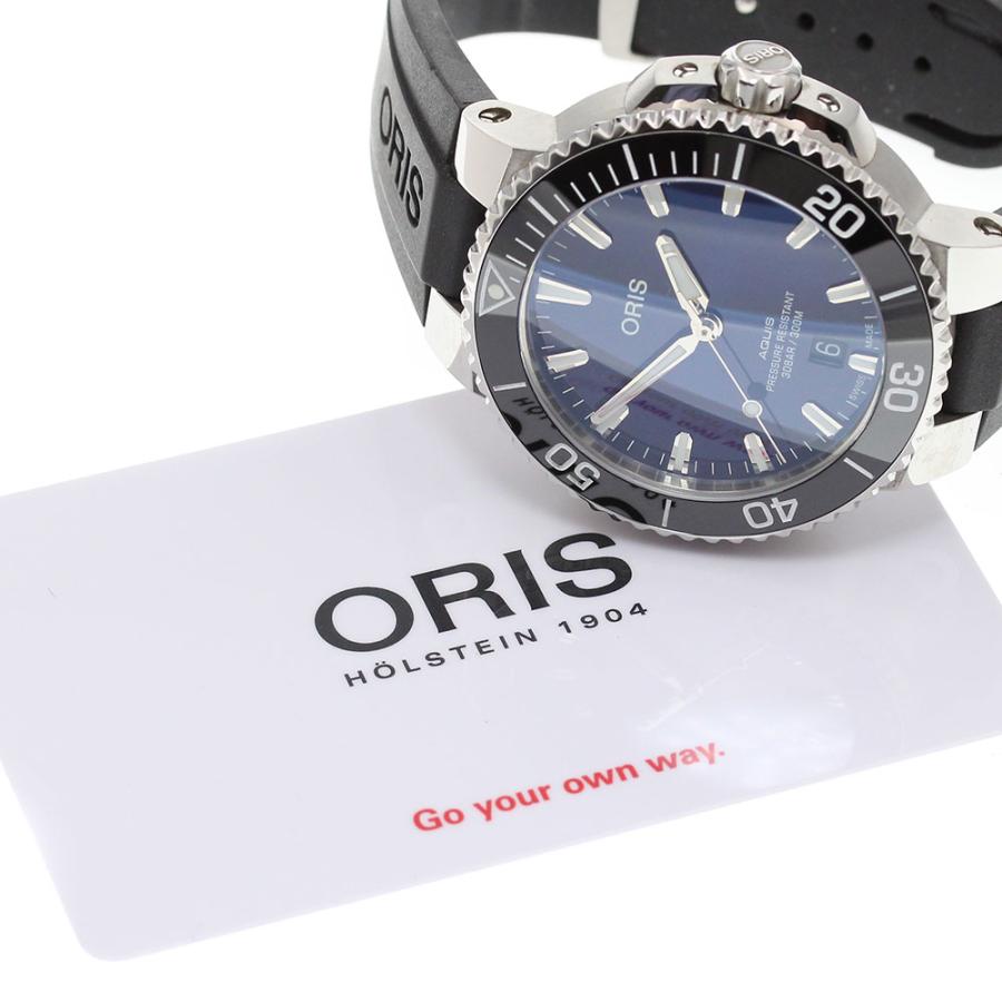ORIS オリス 01 733 7766 4135 アクイス デイト 自動巻き メンズ 美品 保証書付き_860598 : CLOSER ...