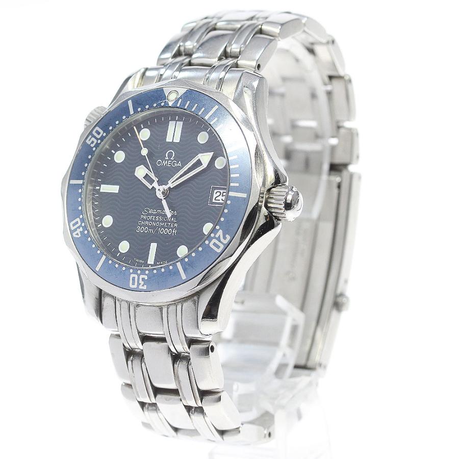 OMEGA オメガ 2551.80 シーマスター 300 デイト 自動巻き ボーイズ _860944 : CLOSER Yahoo!ショップ - 通販 - Yahoo!ショッピング