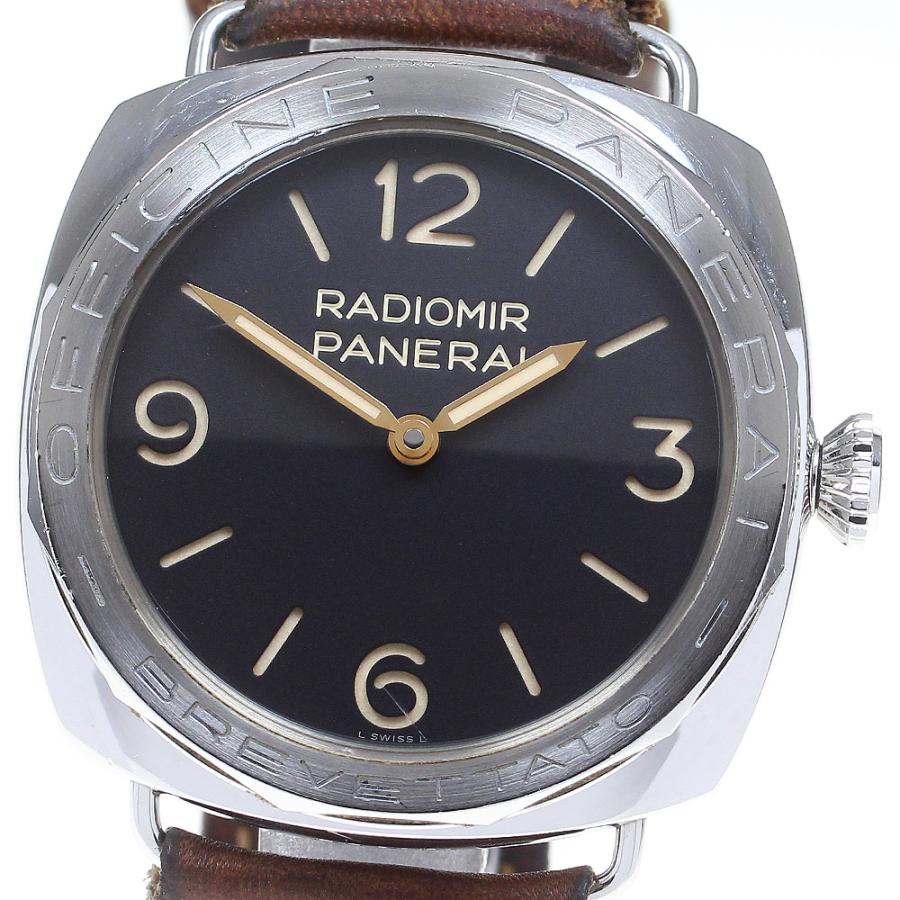 OFFICINE PANERAI パネライ PAM00685 ラジオミール 3Days アッチャイオ 世界1000本限定 手巻き メンズ 箱 ...