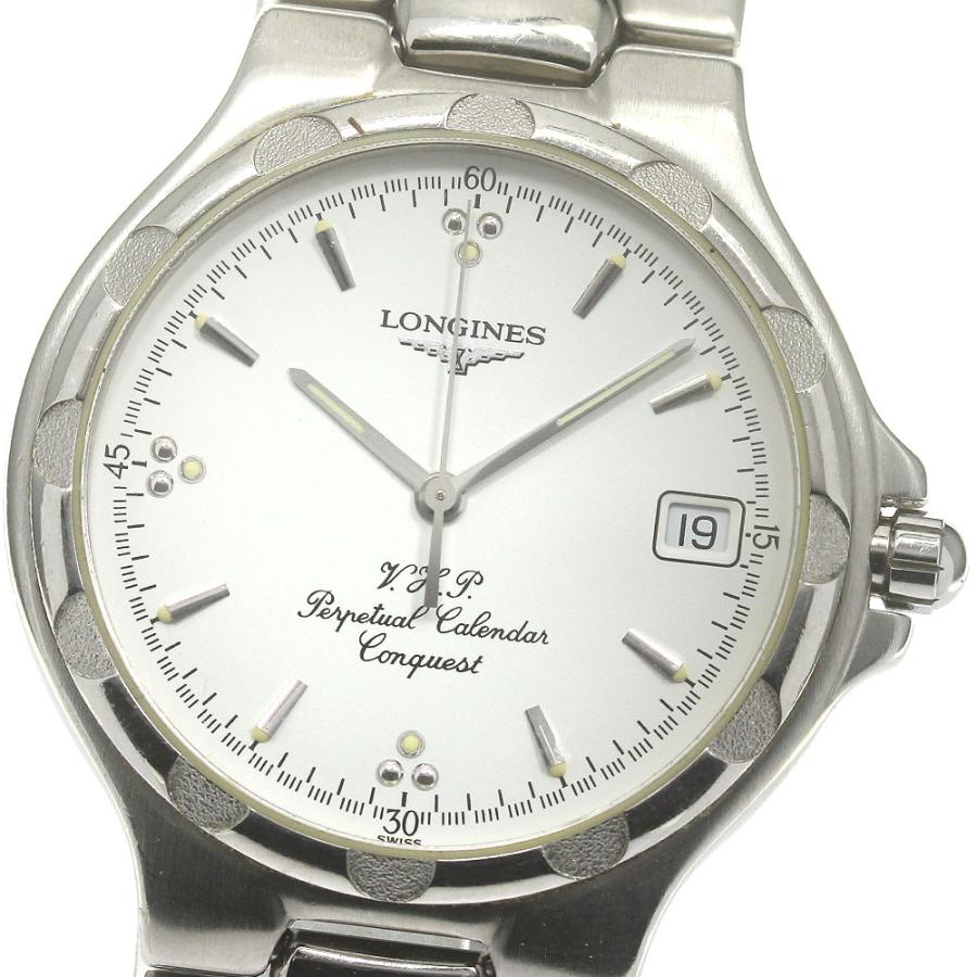 ロンジン LONGINES L1.627.4 コンクエスト デイト クォーツ メンズ _861654 : 861654 : CLOSER Yahoo!ショップ - 通販 - Yahoo!ショッピング