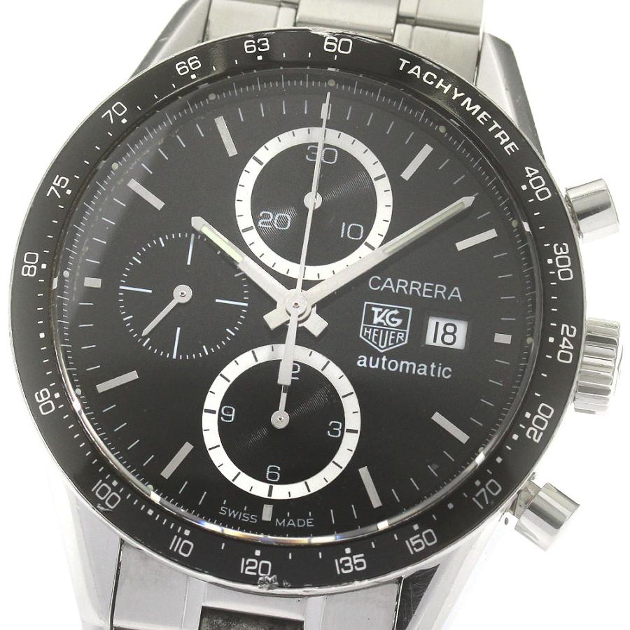 TAG HEUER タグホイヤー CV2010-3 カレラ クロノグラフ 自動巻き メンズ _861782 : CLOSER Yahoo!ショップ - 通販 - Yahoo!ショッピング