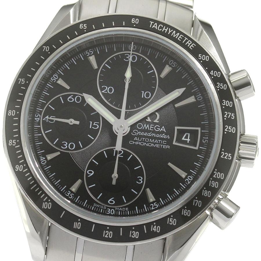 OMEGA オメガ 3210.50 スピードマスター デイト クロノグラフ 自動巻き メンズ _862155 : CLOSER Yahoo ...