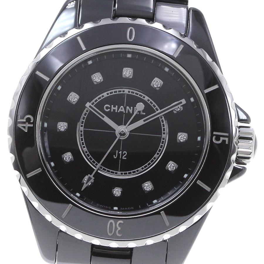 CHANEL シャネル H5701 J12 黒セラミック 33MM 12Pダイヤ クォーツ レディース 美品 箱・保証書付き_862341 : CLOSER Yahoo!ショップ - 通販 ...