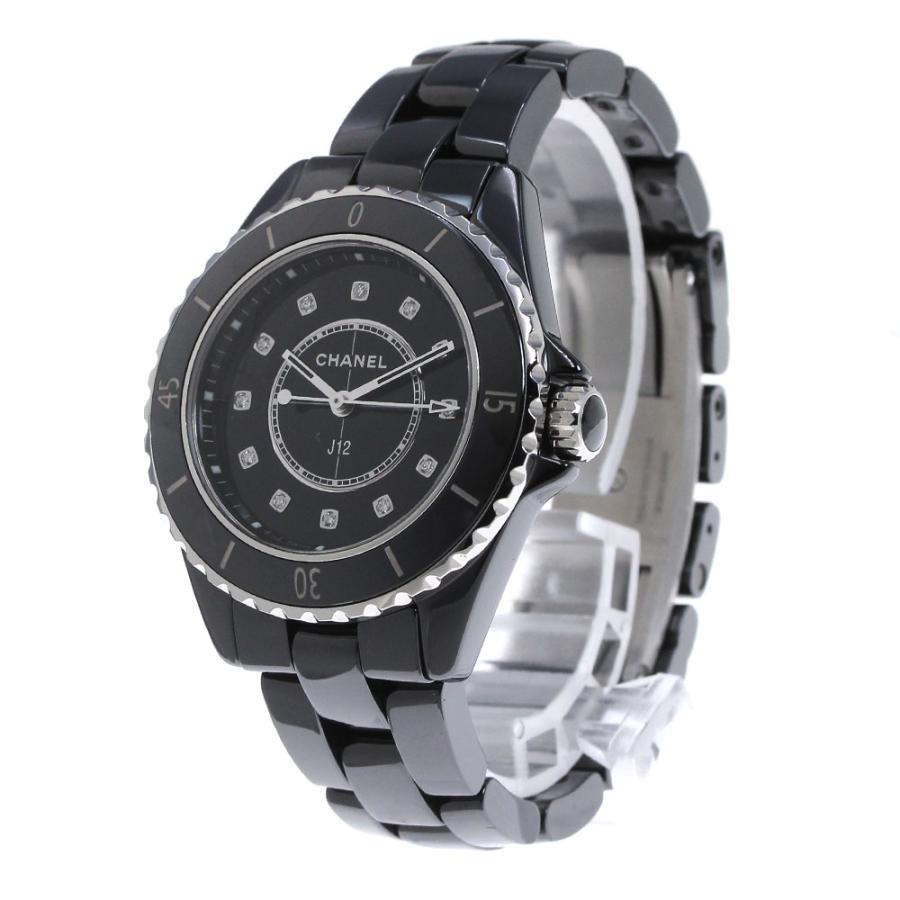 CHANEL シャネル H5701 J12 黒セラミック 33MM 12Pダイヤ クォーツ レディース 美品 箱・保証書付き_862341 : CLOSER Yahoo!ショップ - 通販 ...