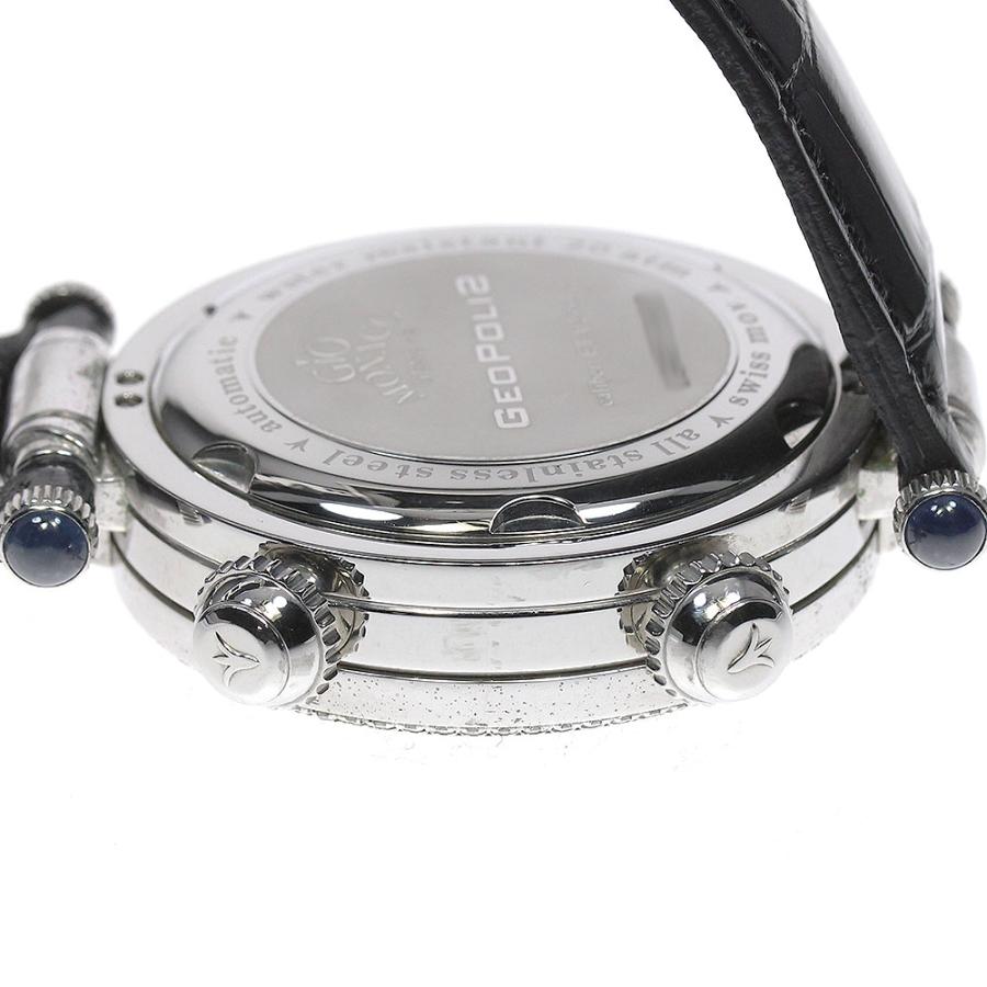 ジオモナコ Gio Monaco 381A ジオポリス ワールドタイム ダイヤベゼル 自動巻き メンズ 箱付き_862392 : 862392 ...