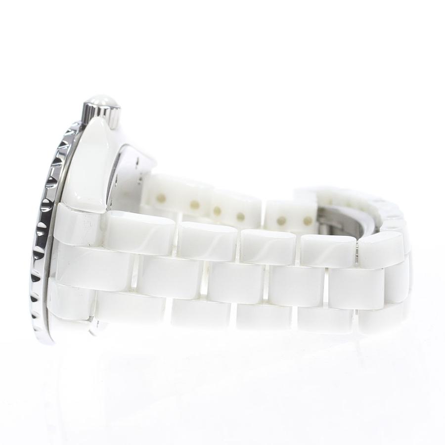 CHANEL（シャネル） CHANEL H0968 J12 33mm 白セラミック デイト クォーツ レディース 良品 _862430 ...