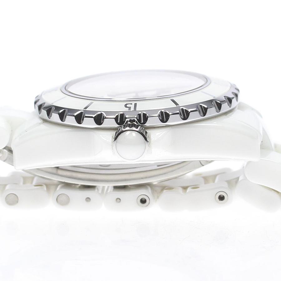 CHANEL（シャネル） CHANEL H0968 J12 33mm 白セラミック デイト クォーツ レディース 良品 _862430 ...
