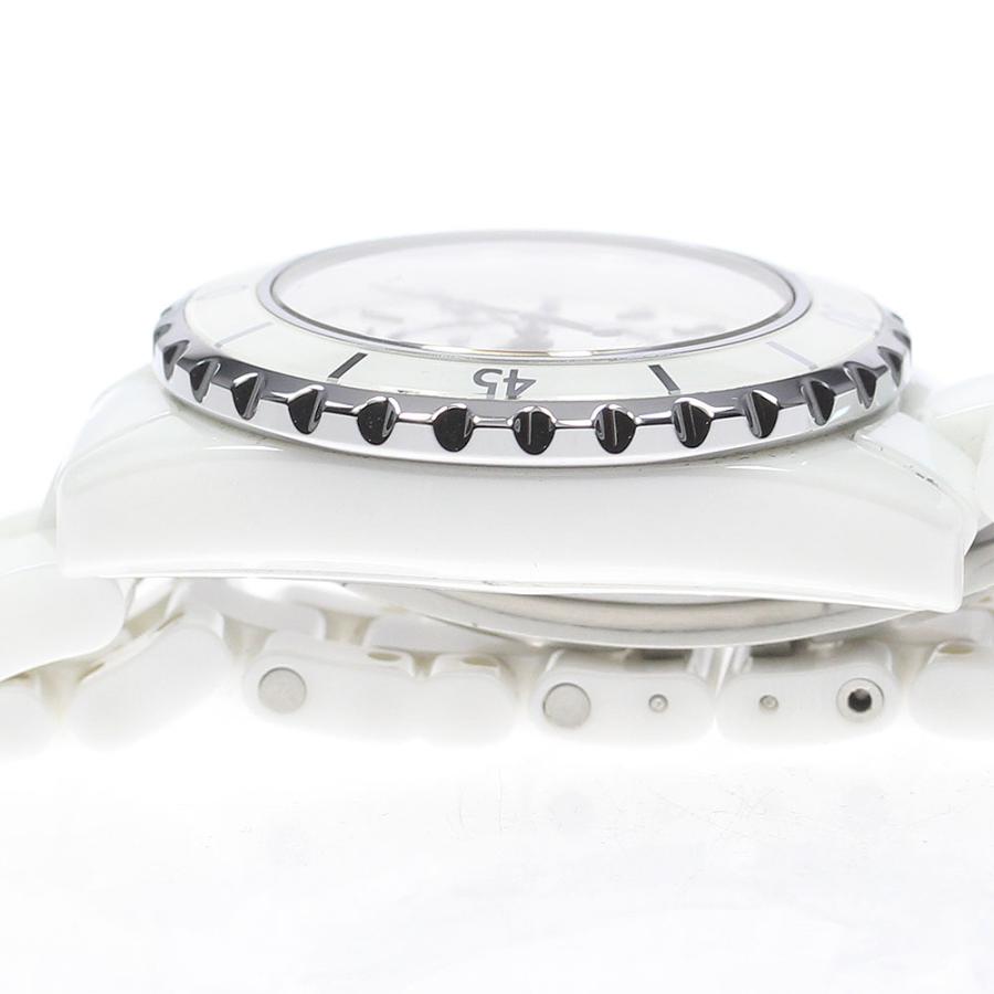 CHANEL（シャネル） CHANEL H0968 J12 33mm 白セラミック デイト クォーツ レディース 良品 _862430 ...