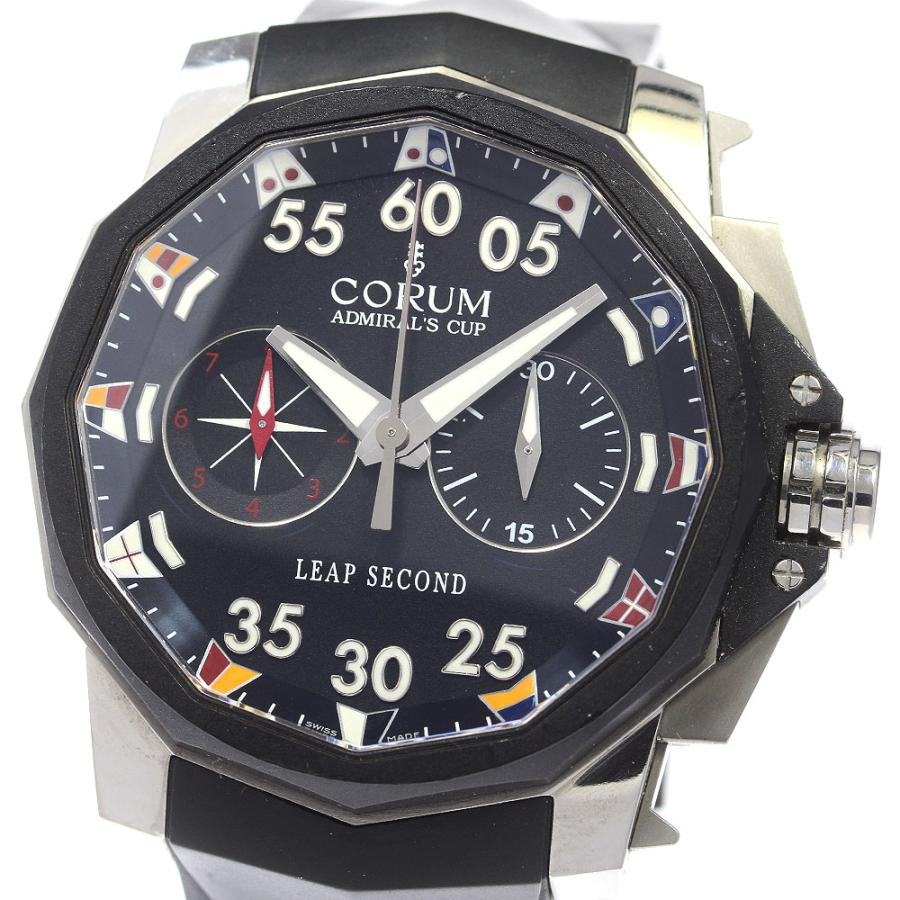 CORUM コルム 01.0034 アドミラルズカップ クロノグラフ 自動巻き メンズ _862575 : CLOSER Yahoo!ショップ - 通販 - Yahoo!ショッピング