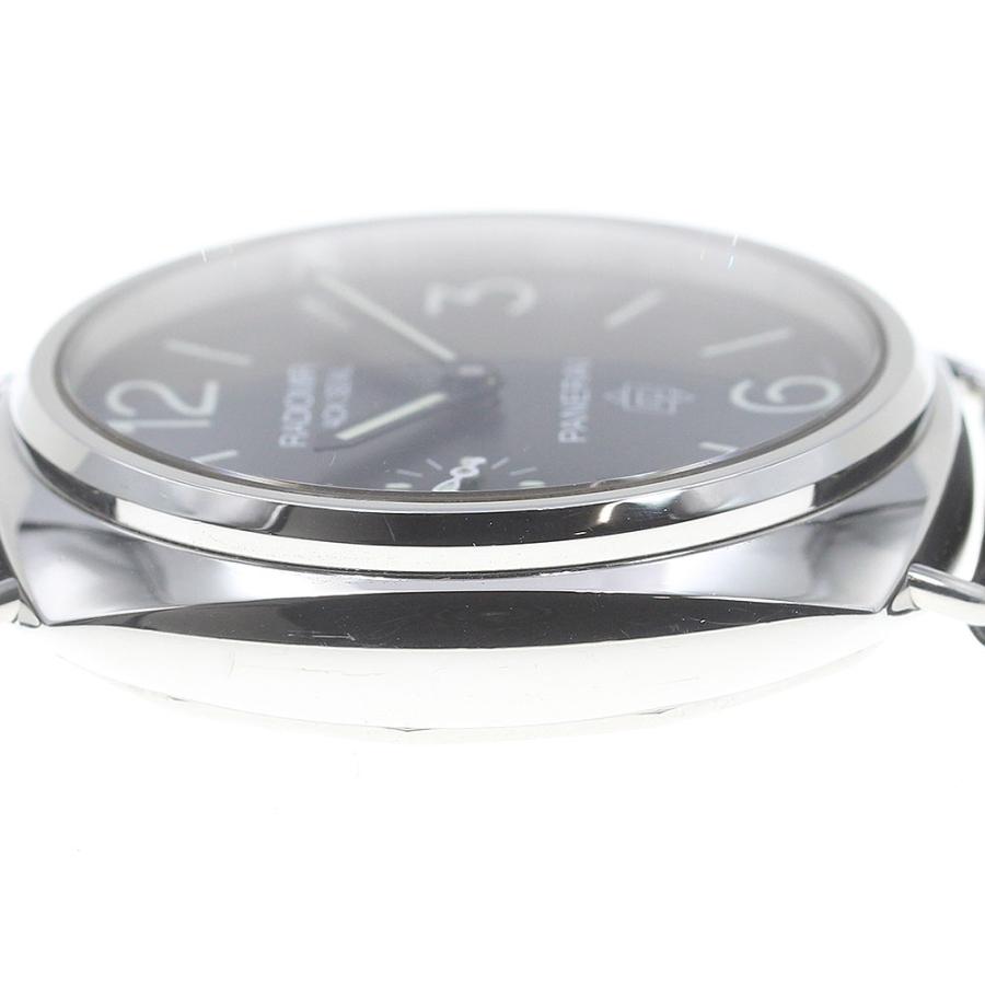 OFFICINE PANERAI パネライ PAM00380 ラジオミール ブラックシール ロゴ スモールセコンド 手巻き メンズ ...