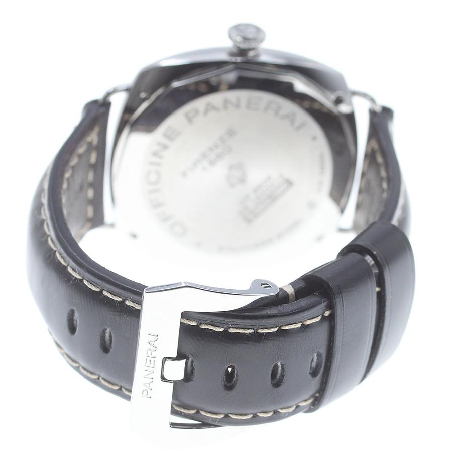 OFFICINE PANERAI パネライ PAM00380 ラジオミール ブラックシール ロゴ スモールセコンド 手巻き メンズ ...