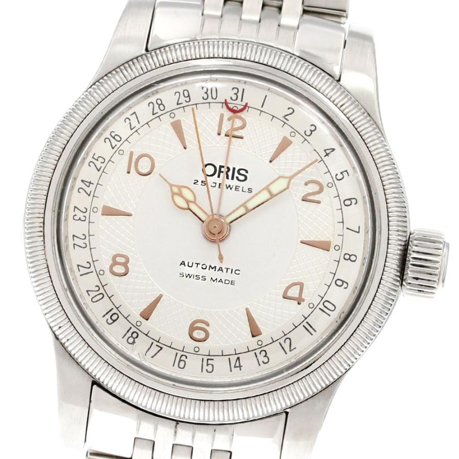 オリス ORIS 7543 ポインターデイト ビッククラウン 自動巻き メンズ _863108 : 863108 : CLOSER Yahoo!ショップ - 通販 - Yahoo!ショッピング