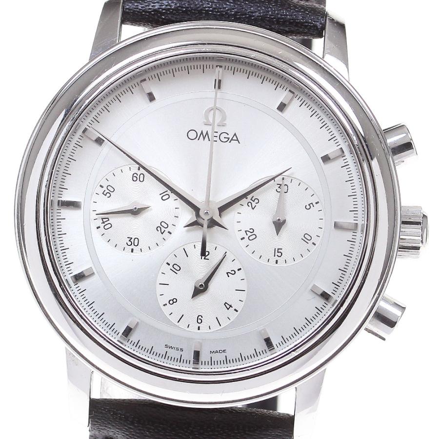 OMEGA オメガ 4840.31 デビル プレステージ クロノグラフ 手巻き メンズ _863199 : CLOSER Yahoo!ショップ - 通販 - Yahoo!ショッピング