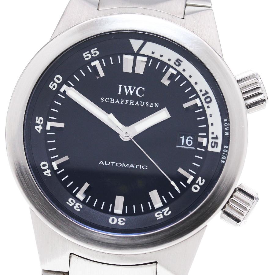 IWC SCHAFFHAUSEN IW354805 アクアタイマー デイト 自動巻き メンズ _863632 : CLOSER Yahoo!ショップ - 通販 - Yahoo!ショッピング