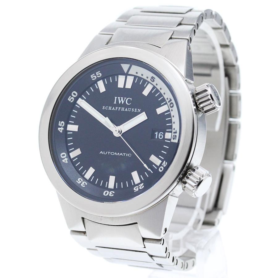 IWC SCHAFFHAUSEN IW354805 アクアタイマー デイト 自動巻き メンズ _863632 : CLOSER Yahoo!ショップ - 通販 - Yahoo!ショッピング