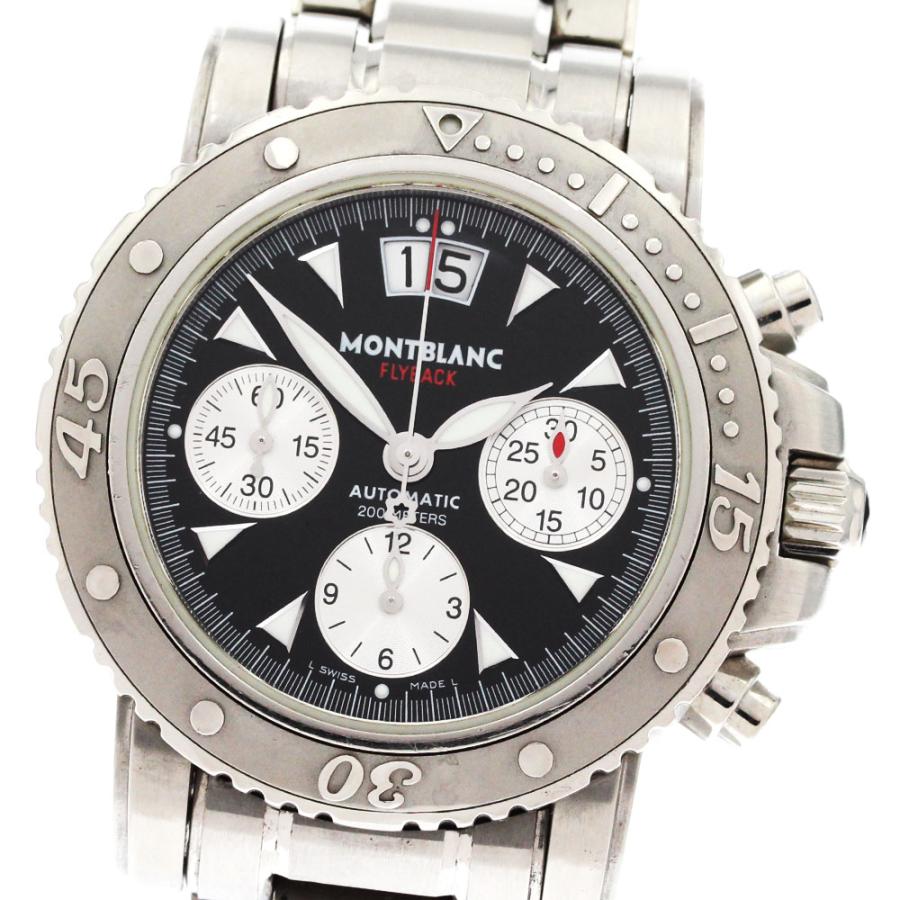 MONTBLANC（筆記具、時計） モンブラン MONTBLANC 7059 スポーツノライバック クロノグラフ 自動巻き メンズ _863678 : CLOSER Yahoo!ショップ ...