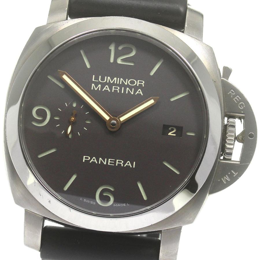 OFFICINE PANERAI パネライ PAM00351 ルミノールマリーナ1950 3デイズ デイト 自動巻き メンズ 保証書付き ...