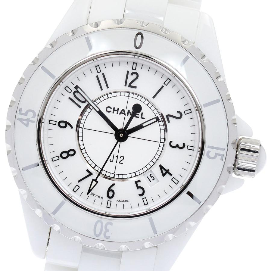 CHANEL シャネル H0968 J12 33mm 白セラミック デイト クォーツ レディース _864485 : CLOSER Yahoo!ショップ - 通販 - Yahoo!ショッピング
