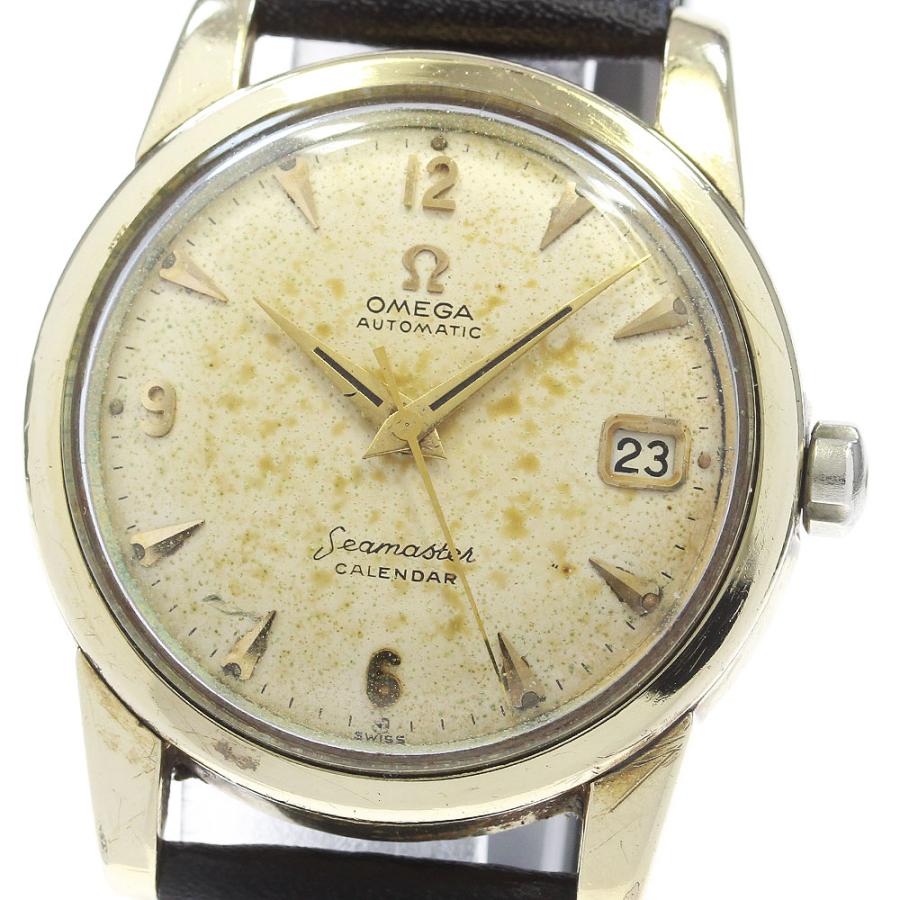 OMEGA オメガ 2849-1 シーマスターカレンダー デイト Cal.502 自動巻き メンズ _864652 : CLOSER Yahoo!ショップ - 通販 - Yahoo!ショッピング