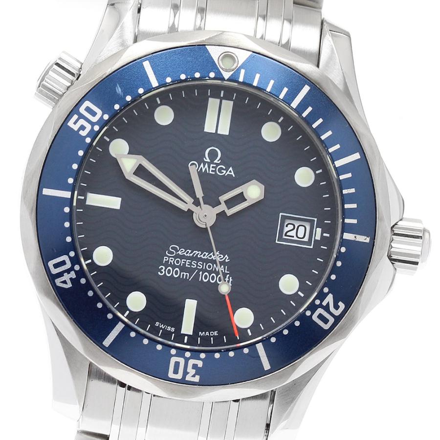 OMEGA オメガ 2561.80 シーマスター300 デイト クォーツ ボーイズ _864669 : CLOSER Yahoo!ショップ - 通販 - Yahoo!ショッピング