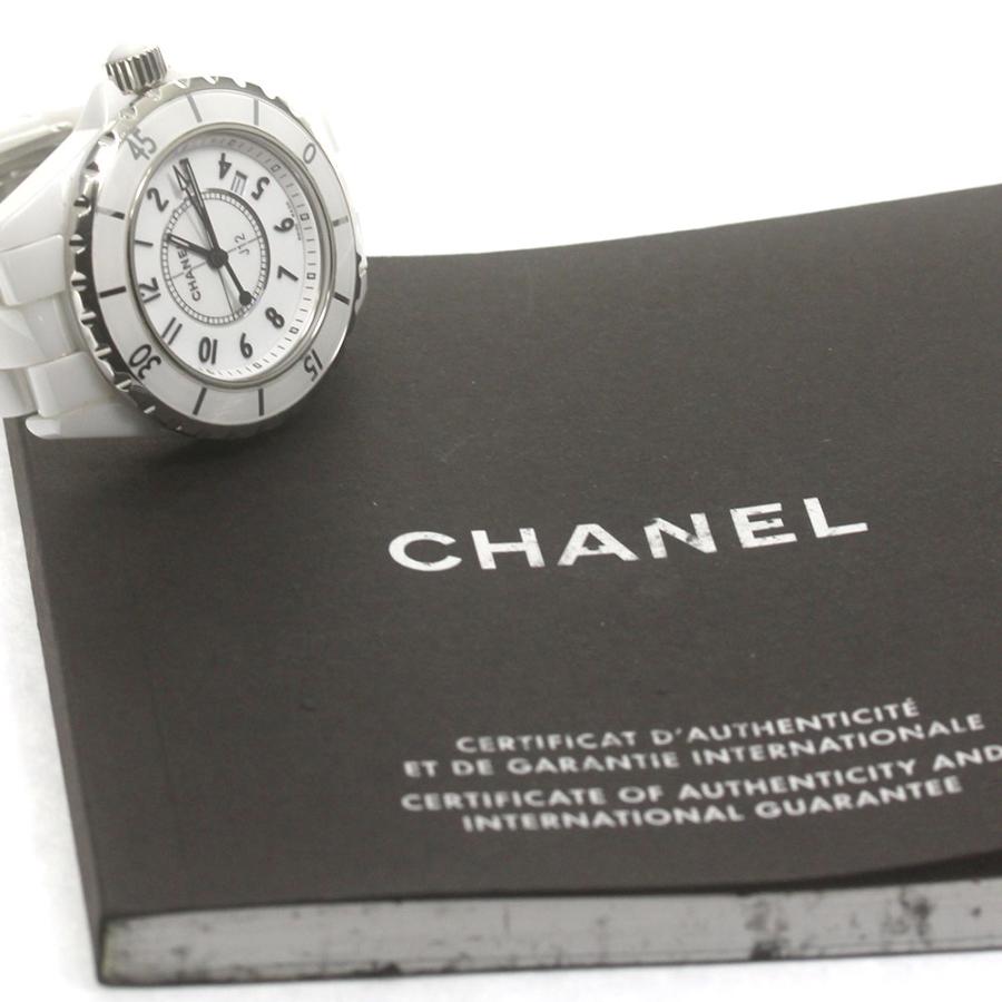 CHANEL（シャネル） CHANEL H0968 J12 33mm 白セラミック デイト クォーツ レディース _865080 ...