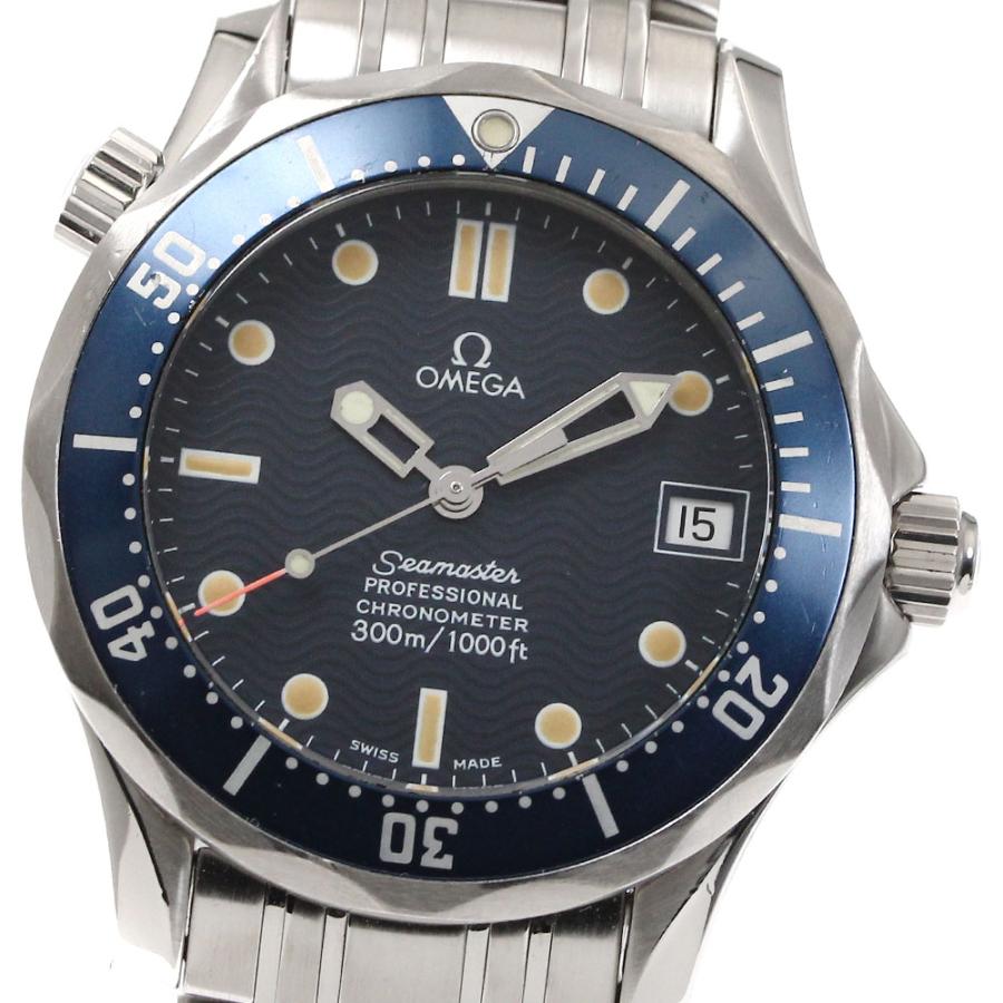 OMEGA オメガ 2551.80 シーマスター 300 デイト 自動巻き ボーイズ _866001 : CLOSER Yahoo!ショップ - 通販 - Yahoo!ショッピング
