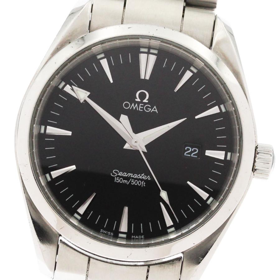 OMEGA オメガ 2517.50 シーマスター アクアテラ デイト クォーツ メンズ _866023 : CLOSER Yahoo!ショップ - 通販 - Yahoo!ショッピング