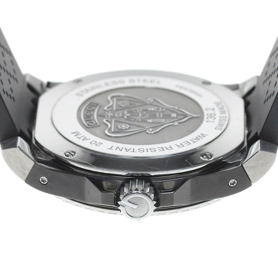 グッチ GUCCI 136.2/YA136204B ダイヴ デイト クォーツ メンズ 美品 _866224 : 866224 : CLOSER ...
