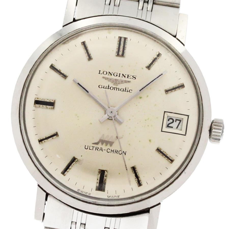 LONGINES ロンジン ウルトラクロン デイト Cal.6651 自動巻き メンズ 内箱付き_866774 : CLOSER Yahoo ...