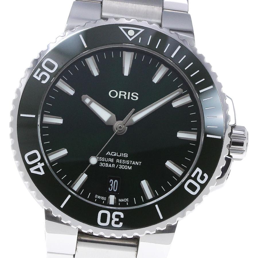 オリス ORIS 01 733 7732 4157 アクイス デイト 自動巻き メンズ 良品 箱・保証書付き_867000 : 867000 : CLOSER Yahoo!ショップ - 通販 ...