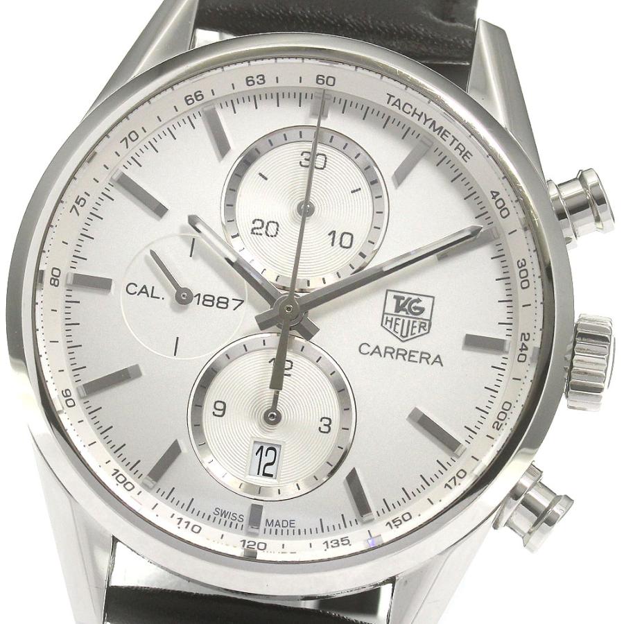 TAG HEUER（タグ・ホイヤー） TAG HEUER CAR2111-4 カレラ クロノグラフ CAL.1887 自動巻き メンズ ...