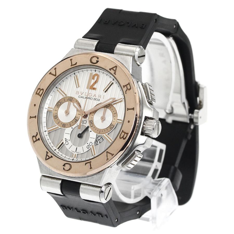 BVLGARI ベルト訳あり ブルガリ DGP42SGCH ディアゴノ カリブロ303 クロノグラフ 自動巻き メンズ _867330 : CLOSER Yahoo!ショップ - 通販 ...