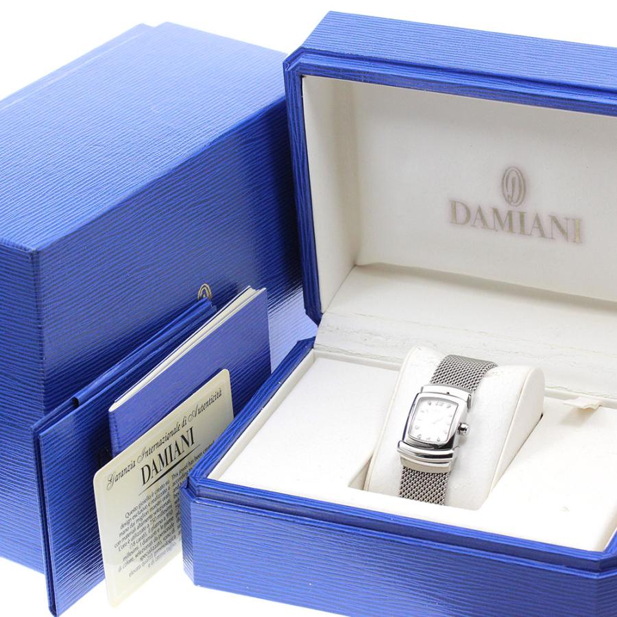 DAMIANI 訳あり ダミアーニ Damiani DD001ACCF エゴ 10Pダイヤ クォーツ レディース 箱・保証書付き_867626 : CLOSER Yahoo!ショップ - 通販 ...