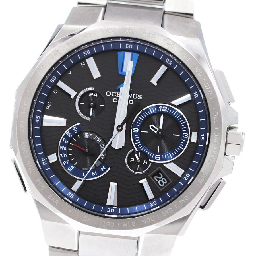 CASIO（カシオ） CASIO OCW-T6000-1AJF オシアナス クラシックライン ソーラー電波 メンズ 極美品 箱付き ...