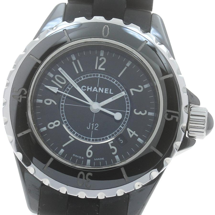 CHANEL シャネル H0681 J12 黒セラミック クォーツ レディース _868404 : CLOSER Yahoo!ショップ - 通販 - Yahoo!ショッピング