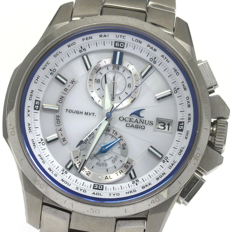 カシオ CASIO OCW-T1000-7AJF オシアナス ソーラー電波 メンズ 箱・保証書付き_868475 : 868475 ...