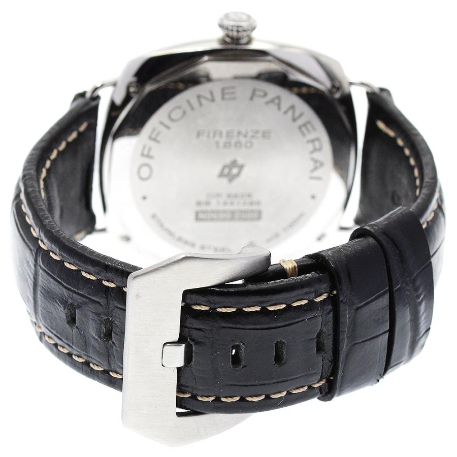 OFFICINE PANERAI パネライ PAM00380 ラジオミール ブラックシール ロゴ スモールセコンド 手巻き メンズ ...