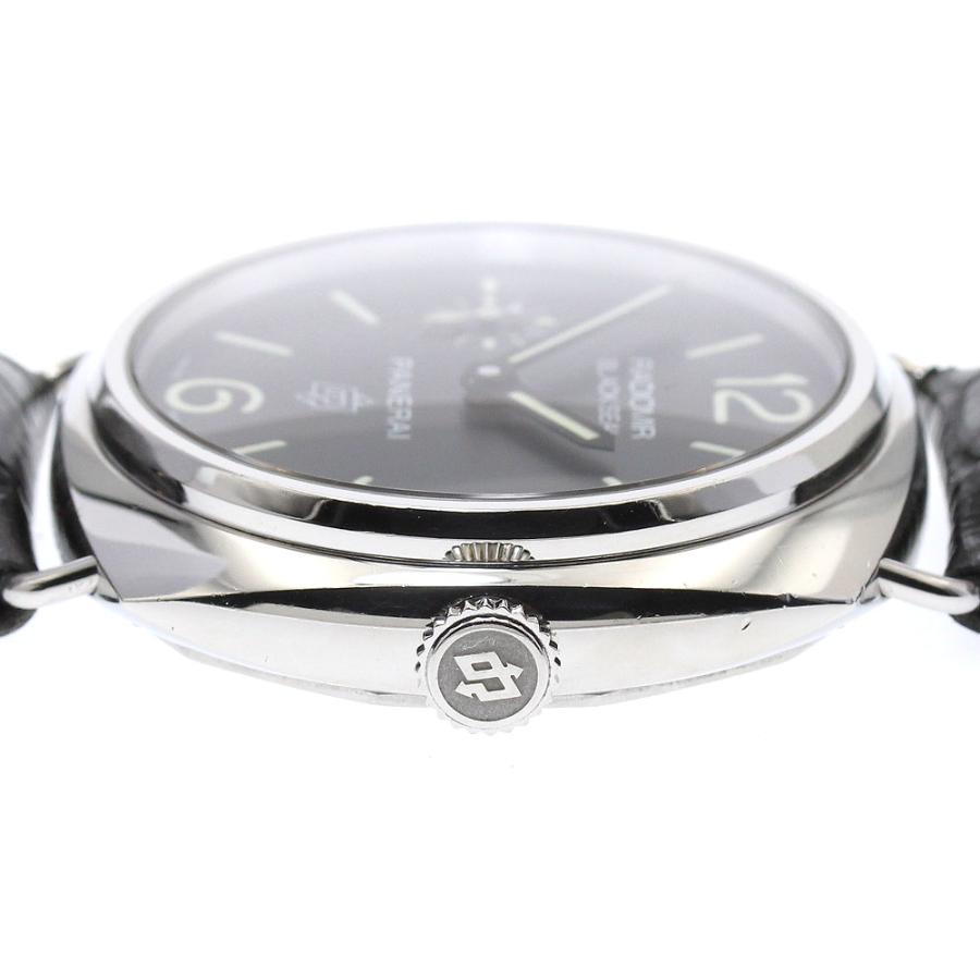 OFFICINE PANERAI パネライ PAM00380 ラジオミール ブラックシール ロゴ スモールセコンド 手巻き メンズ ...