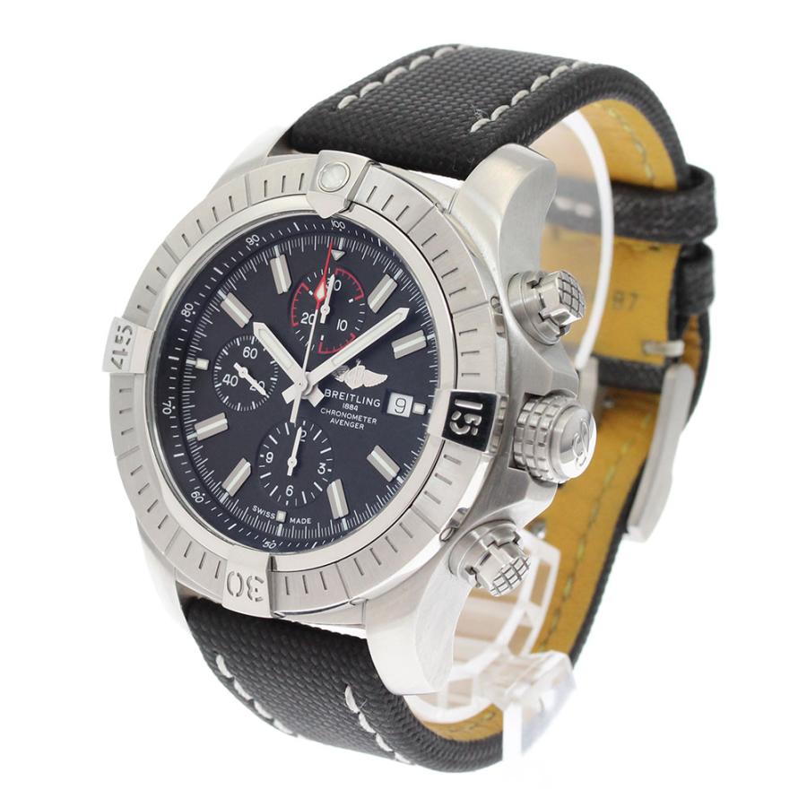 ブライトリング BREITLING A13375 スーパーアベンジャー クロノグラフ48 デイト クロノグラフ 自動巻き メンズ 保証書付き ...