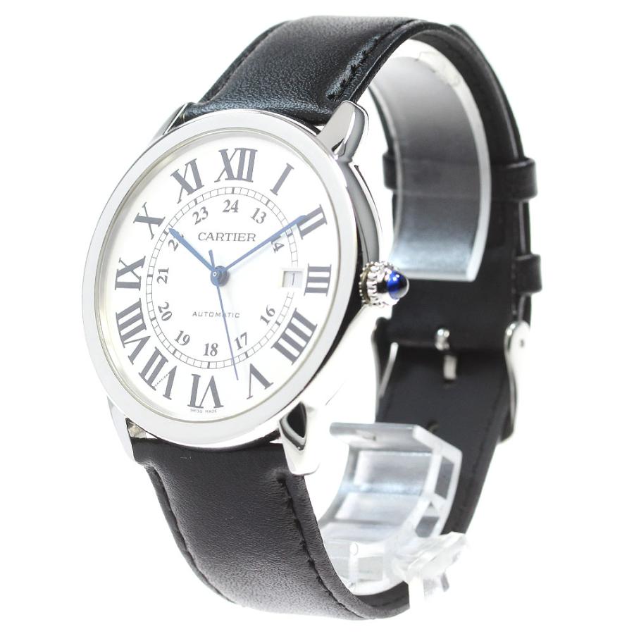 Cartier カルティエ CARTIER W6701010 ロンドソロXL デイト 自動巻き メンズ _869357 : CLOSER ...