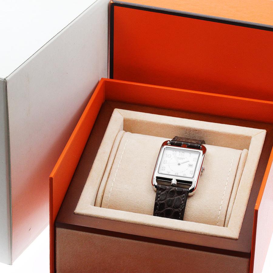 HERMES エルメス CC2.710 ケープコッド デイト クォーツ メンズ 箱付き_869769 : CLOSER Yahoo!ショップ - 通販 - Yahoo!ショッピング