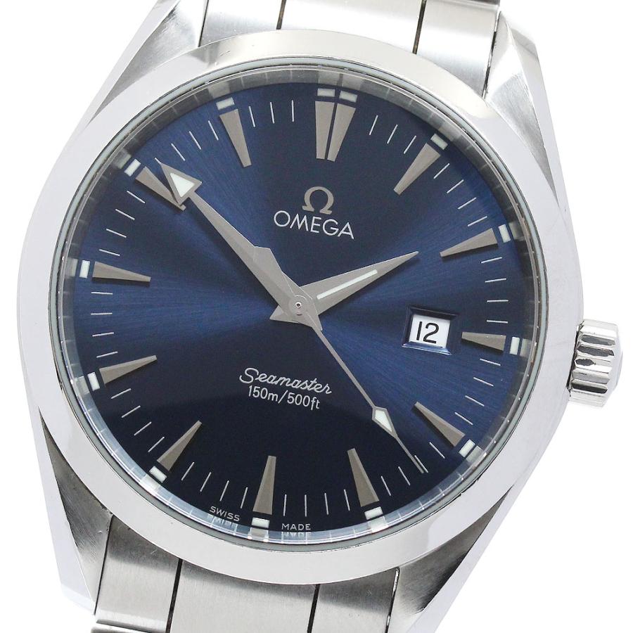 OMEGA オメガ 2517.80 シーマスター アクアテラ デイト クォーツ メンズ _869974 : CLOSER Yahoo!ショップ - 通販 - Yahoo!ショッピング