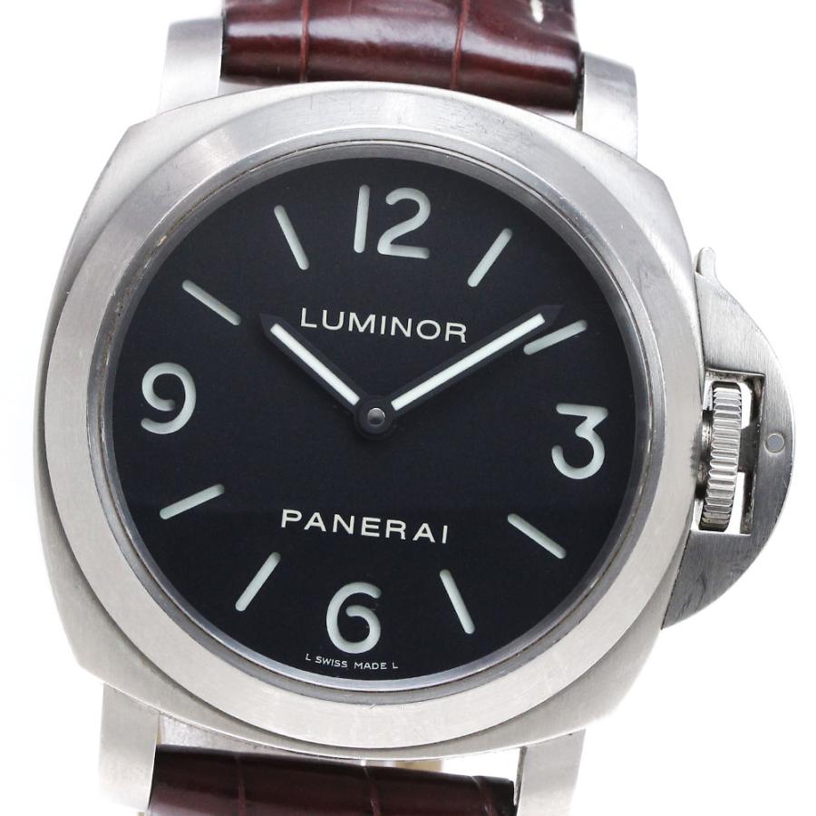 OFFICINE PANERAI（オフィチーネ パネライ） パネライ PANERAI PAM00176 ルミノール ベース 手巻き メンズ ...