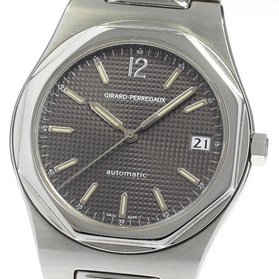 ジラール・ペルゴ GIRARD PERREGAUX 80100.1.11.254 ロレアート デイト 自動巻き メンズ 良品 _870388 ...